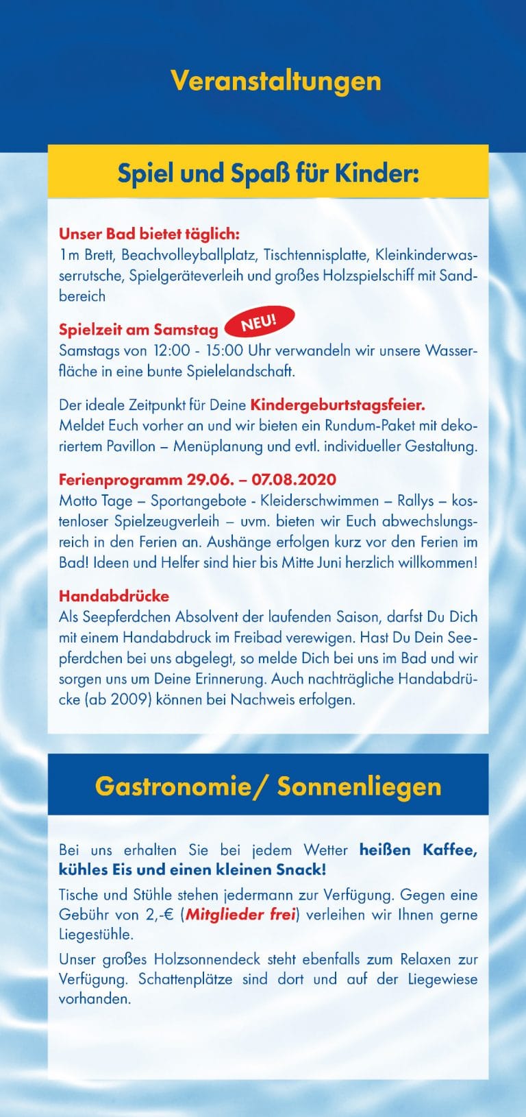 Freibad Kaiserswerth - Flossen weg e.V. - Schwimmbad Düsseldorf Nord